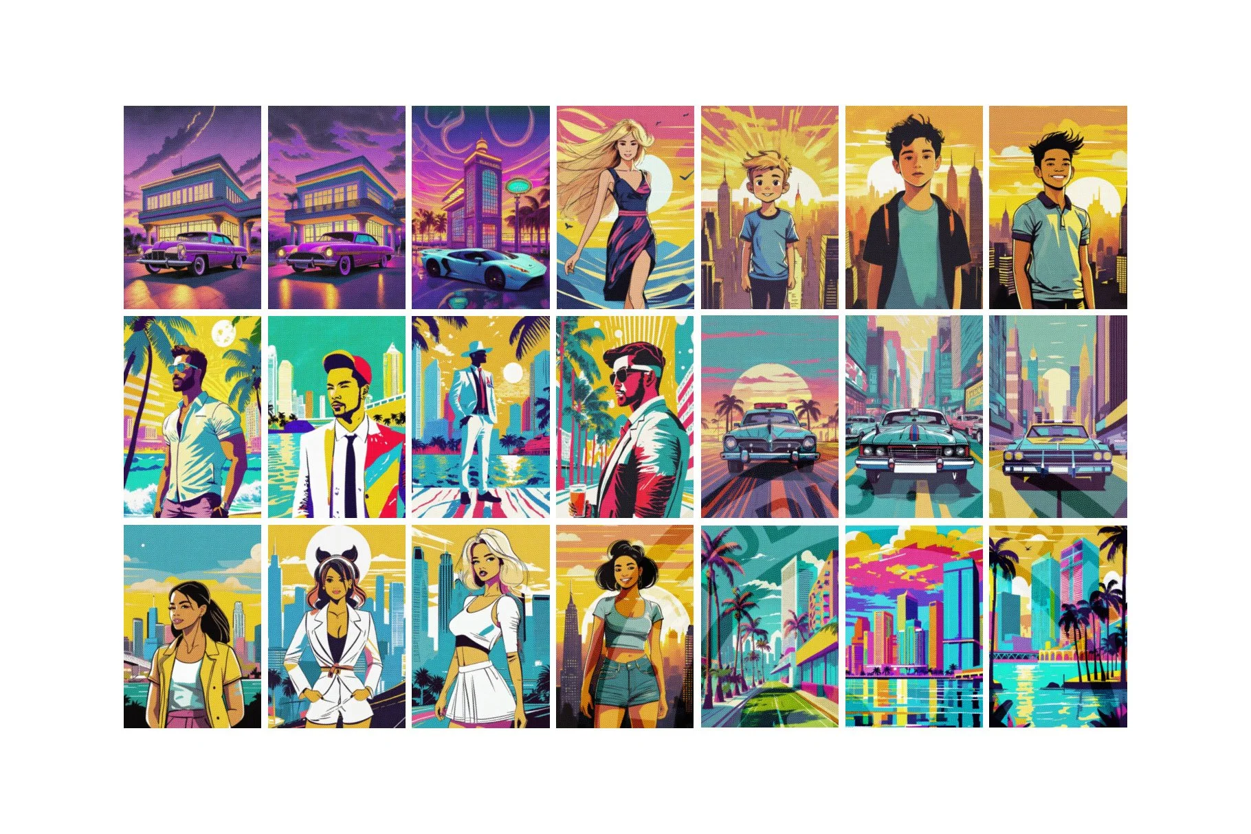 Reflection Scribble & Posters — Artcoast Studio