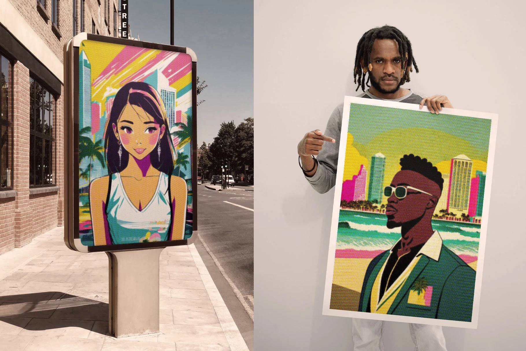 Reflection Scribble & Posters — Artcoast Studio