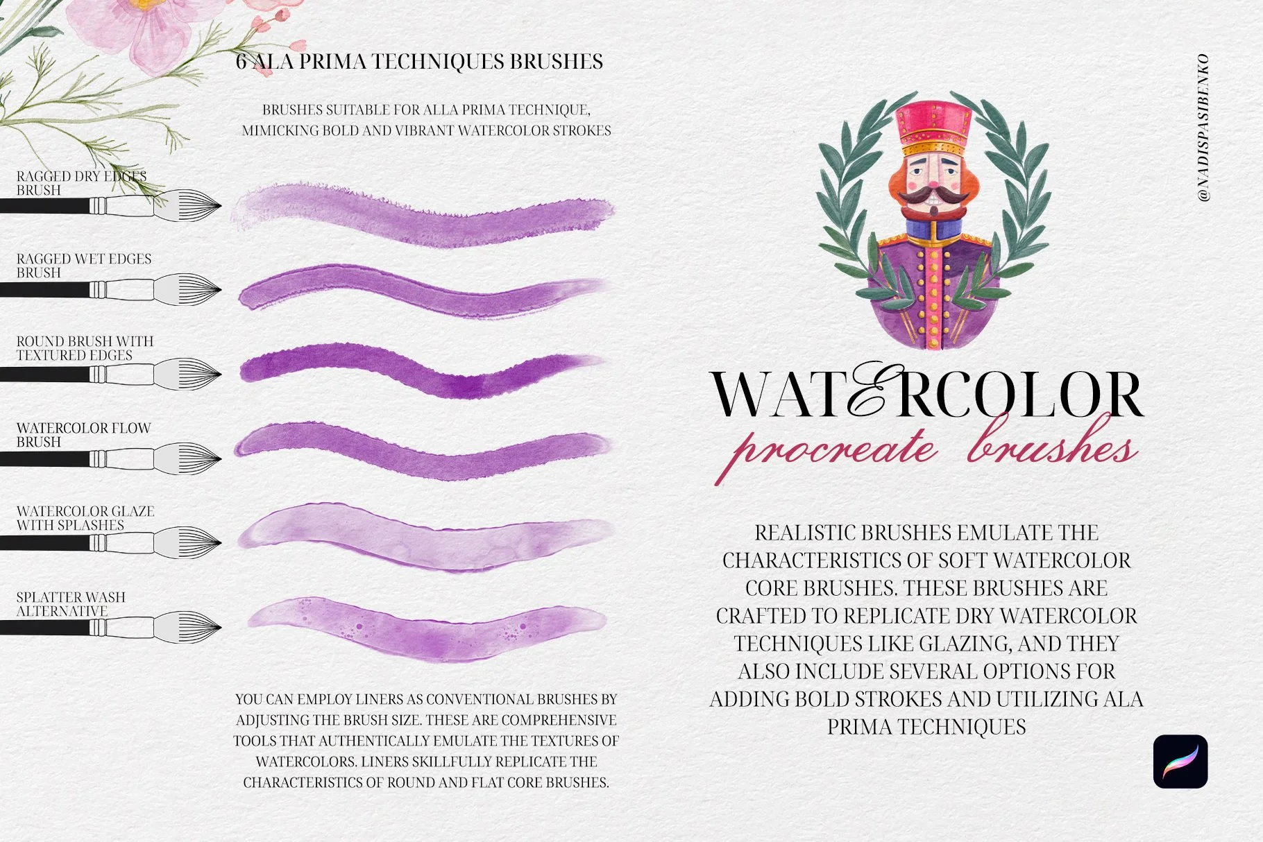 Realistic Gouache Brushes for Procreate — Artcoast Studio