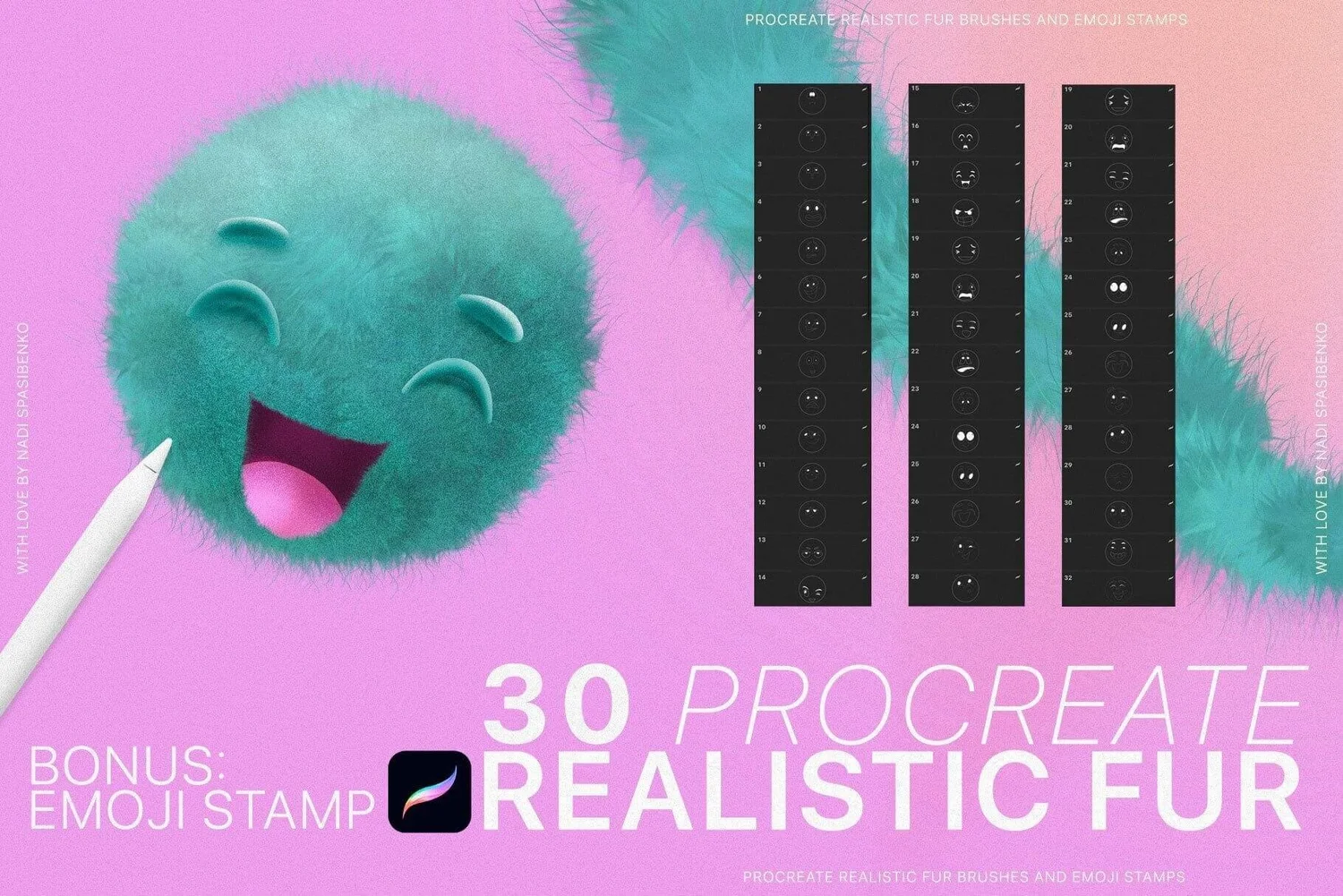 Geometric Pattern Brushes for Procreate — Artcoast Studio