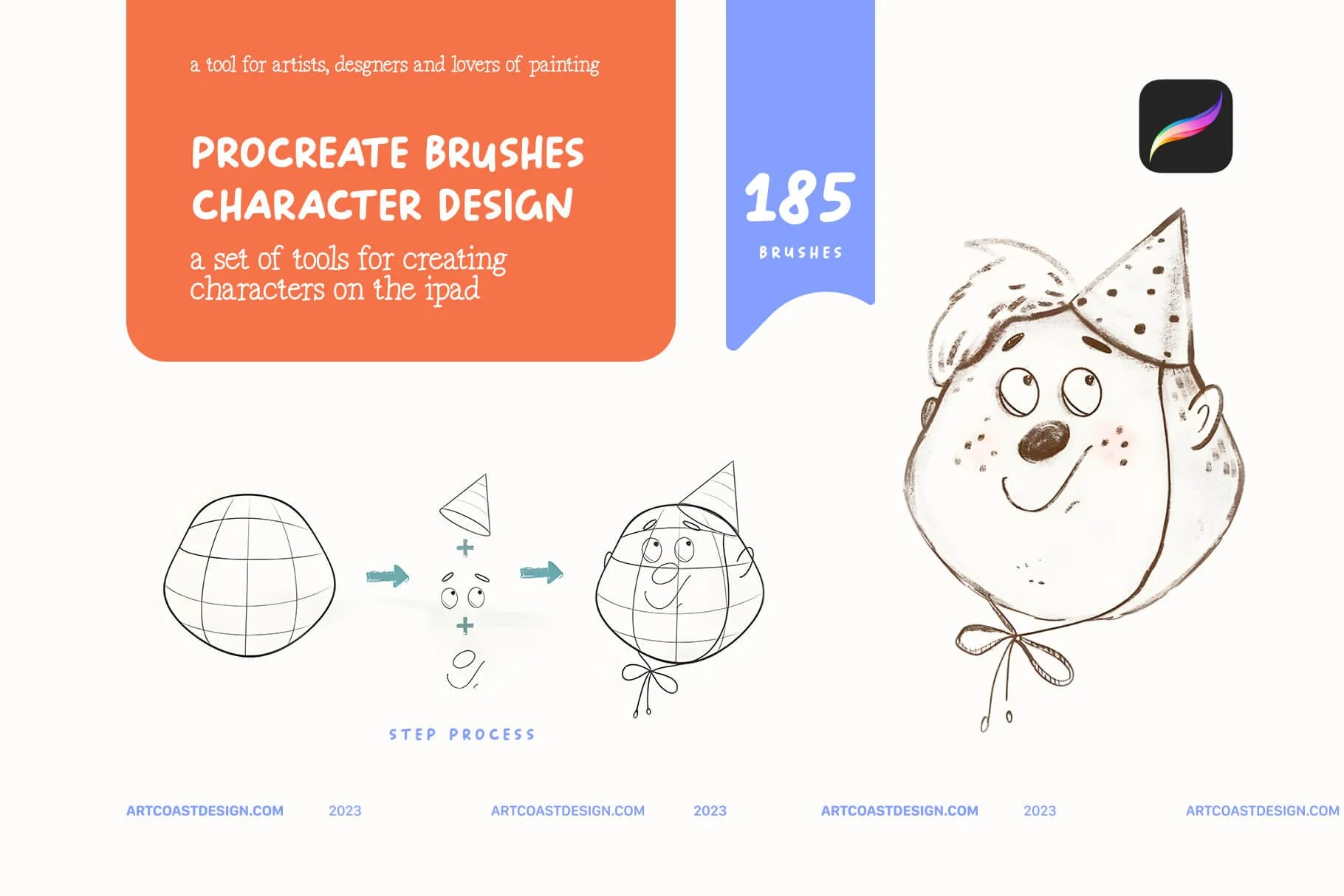Character Stamps for Procreate — Artcoast Studio