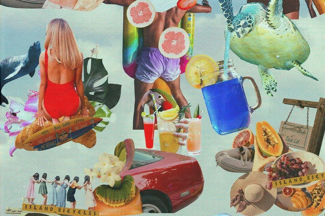 Retro Paper Aesthetics Collage — Artcoast Studio