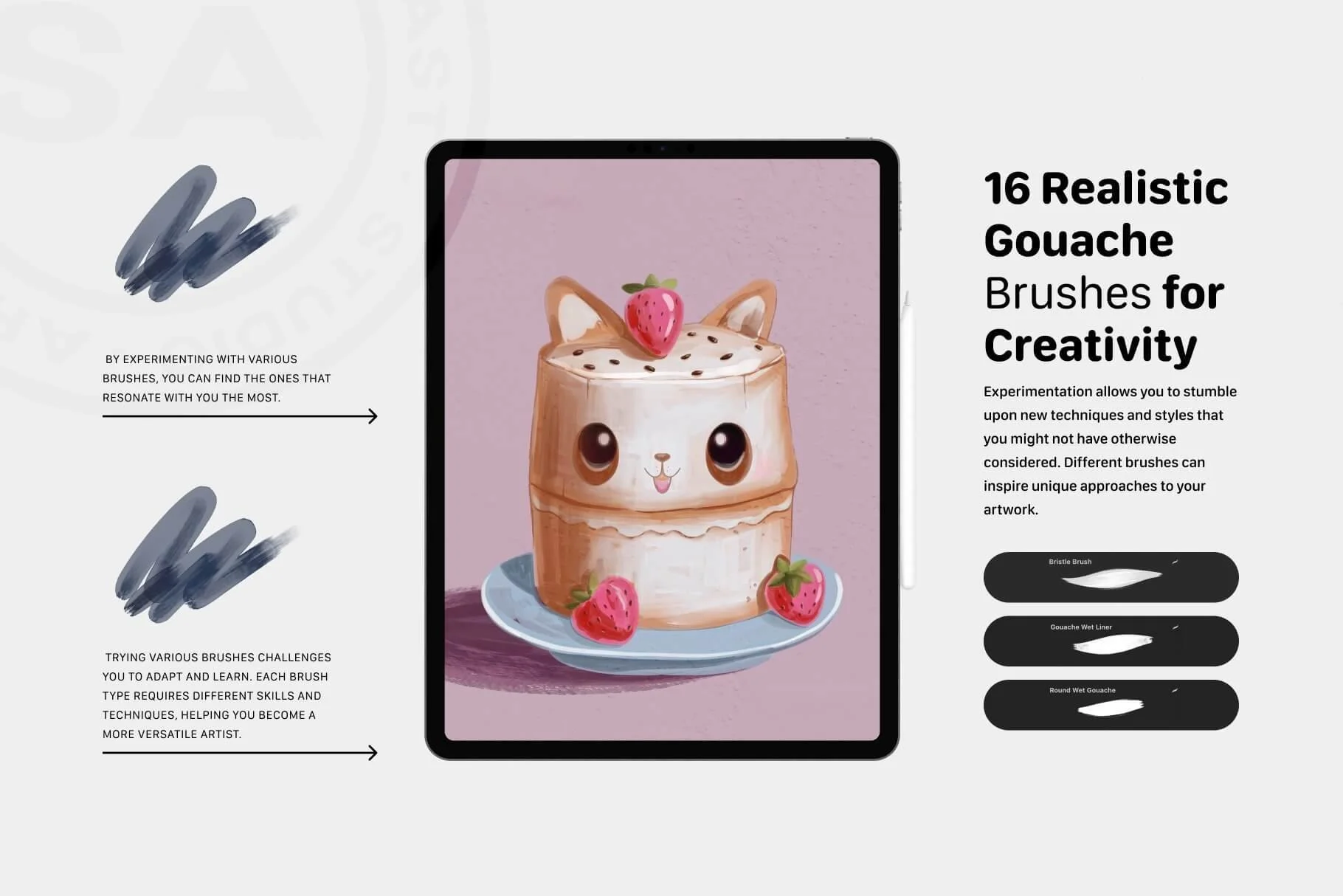 Masterpieces - Procreate, Photoshop Stamps — Artcoast Studio