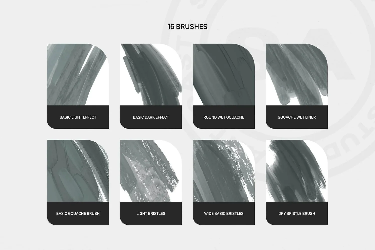 Masterpieces - Procreate, Photoshop Stamps — Artcoast Studio