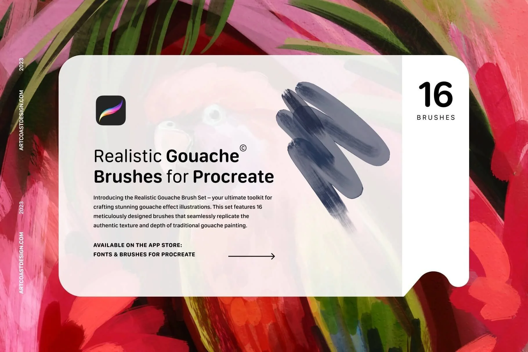 Masterpieces - Procreate, Photoshop Stamps — Artcoast Studio