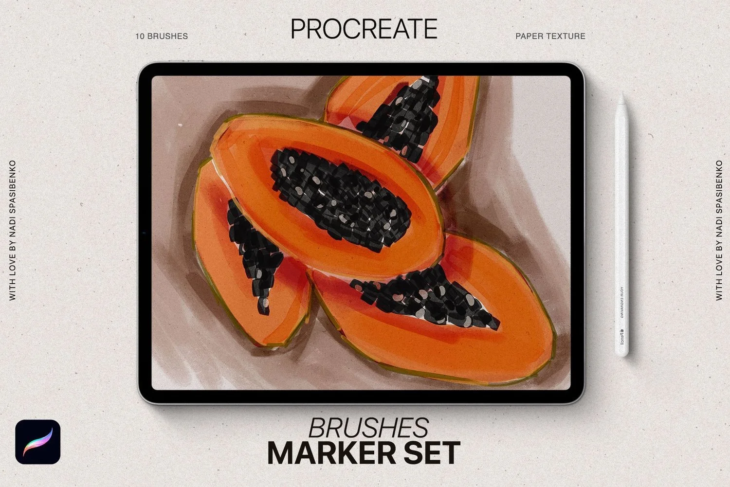 Good Vibes - Retro Stamps for Procreate, Photoshop and Affinity — Artcoast Studio