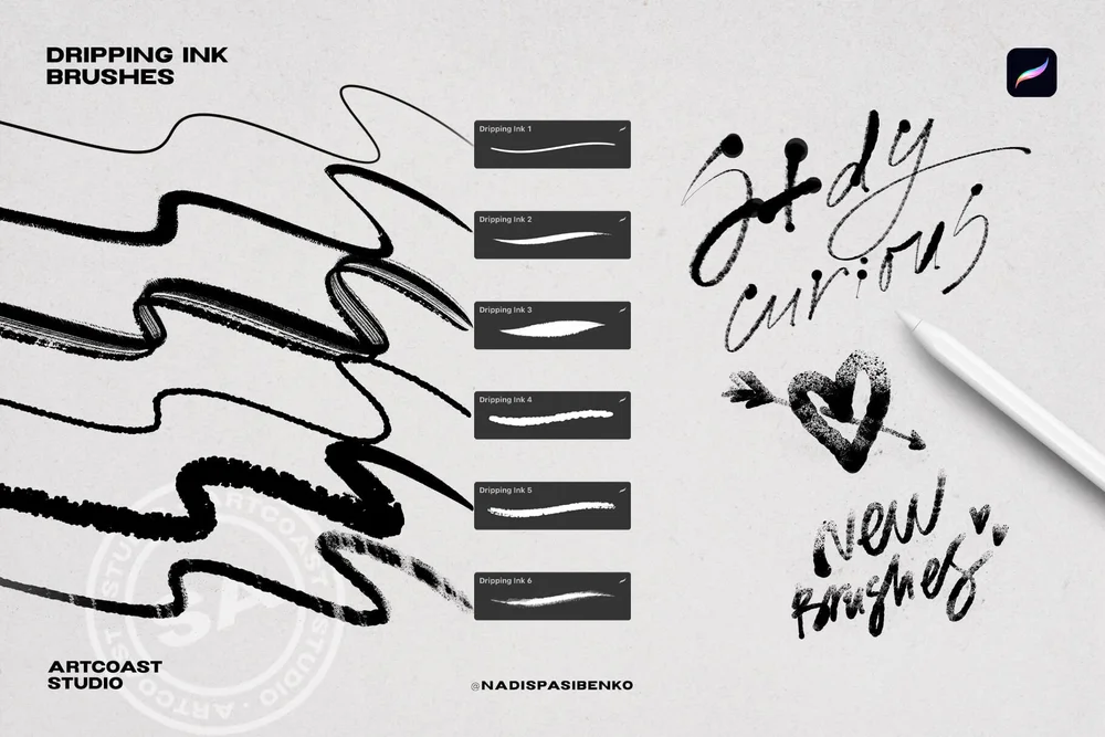 Procreate Stamps for Creating Cute Characters — Artcoast Studio