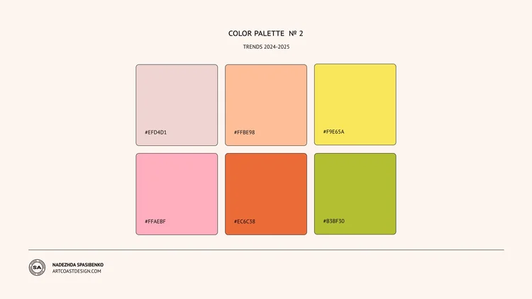 Exploring the 2024 Color Trends: Peach Fuzz Palettes
