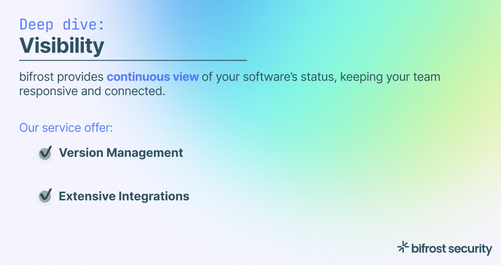 Deep Dive: Visibility — bifrost security