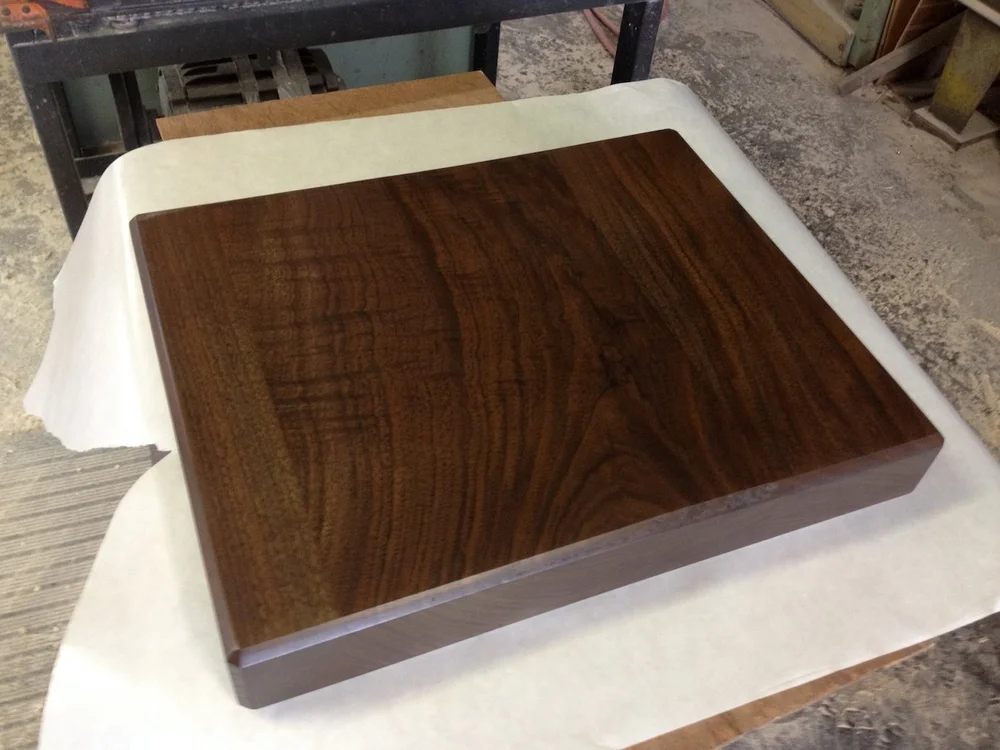 Timbernation - Ebonized Tiger Maple Amp Stand