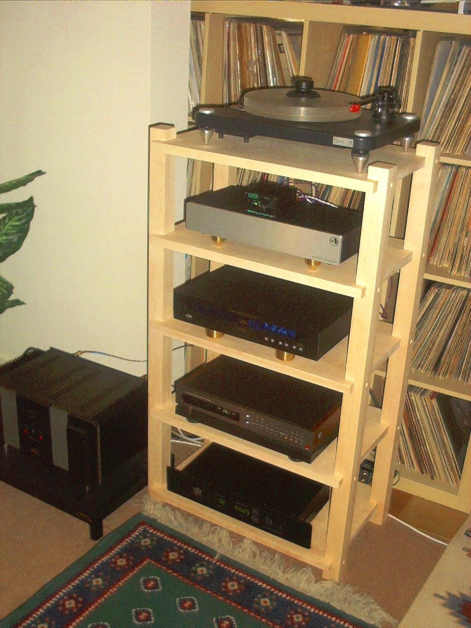 Timbernation - The CD/DVD Rotating Storage Rack