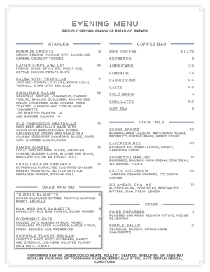 Menu Station Granville — Station