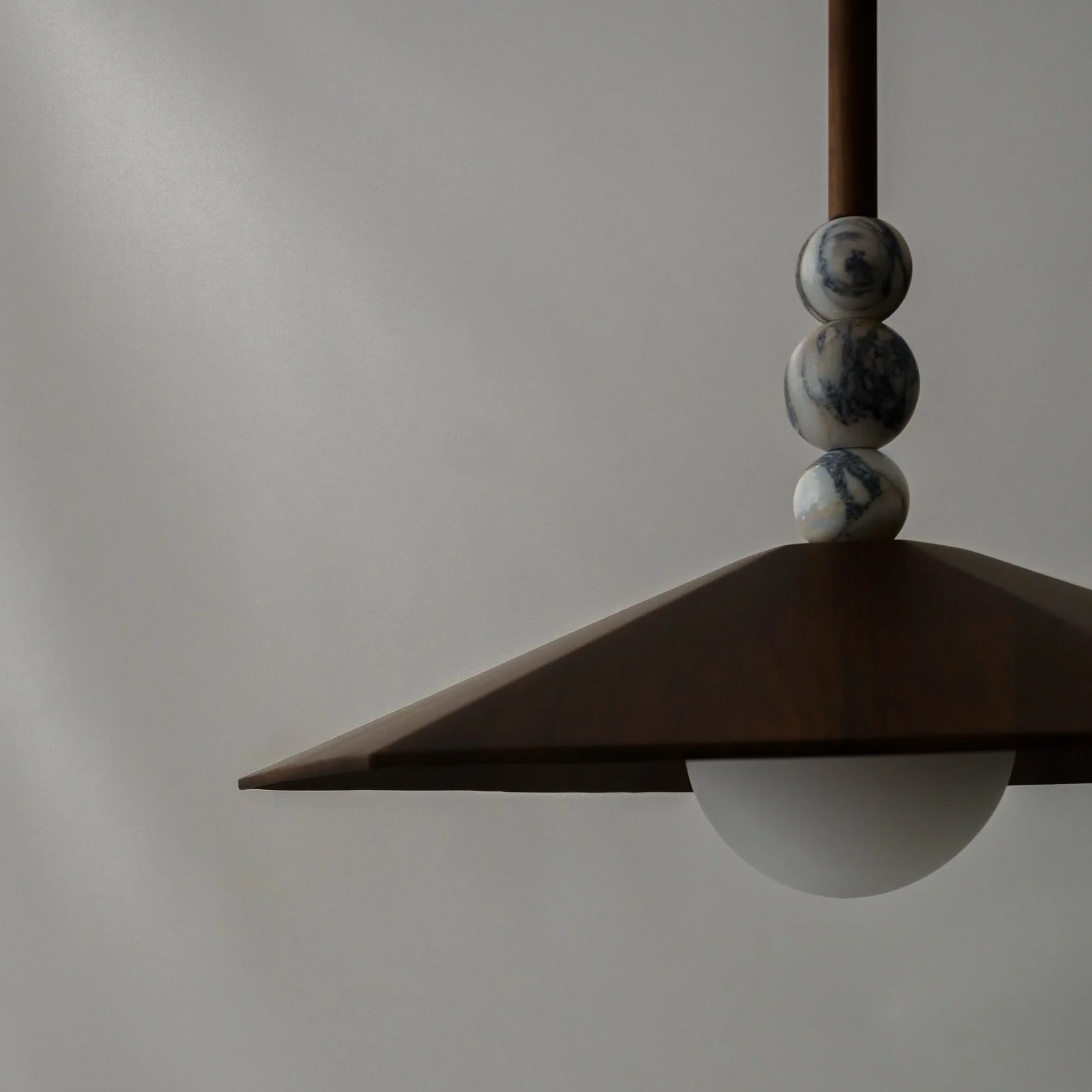 "The Carroll: Calacatta Viola Marble Lamp with Handwoven Rattan Shade ...