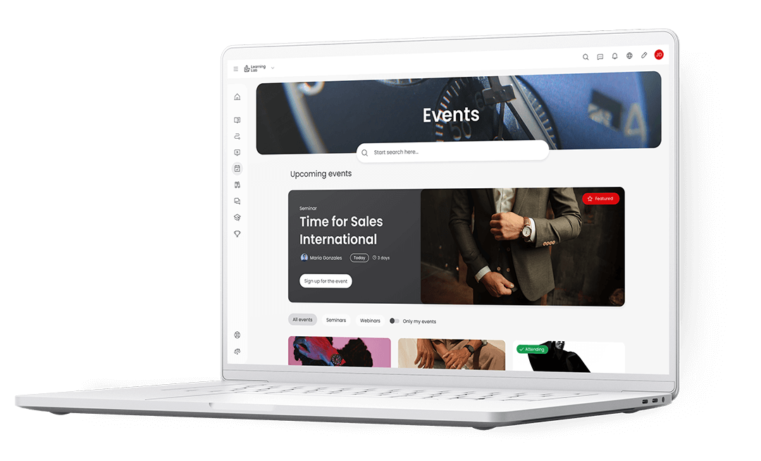 No-Code LMS LXP — LMS for Retail