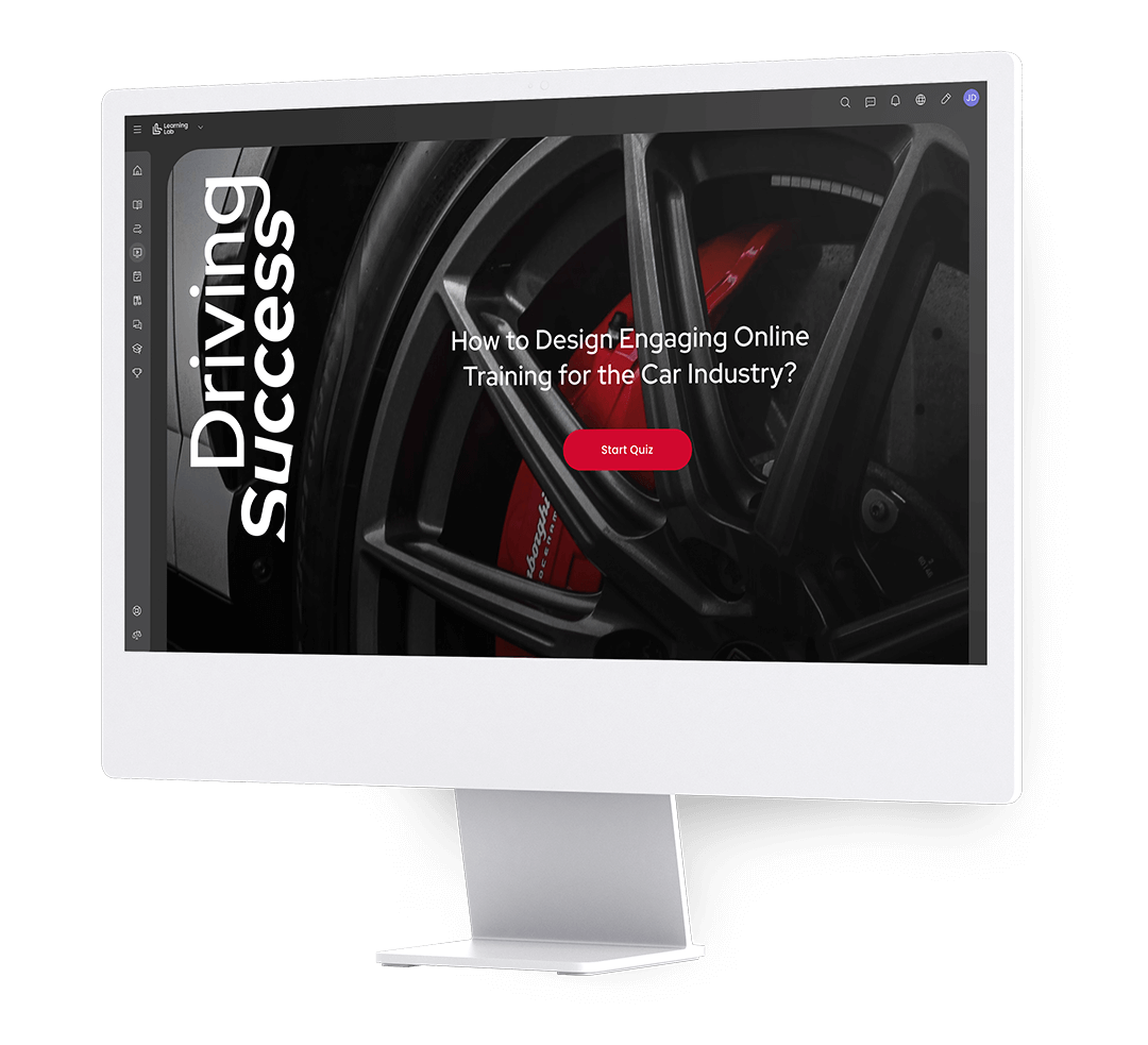 Motor Vehicle Training with Blended Learning — LMS for Retail