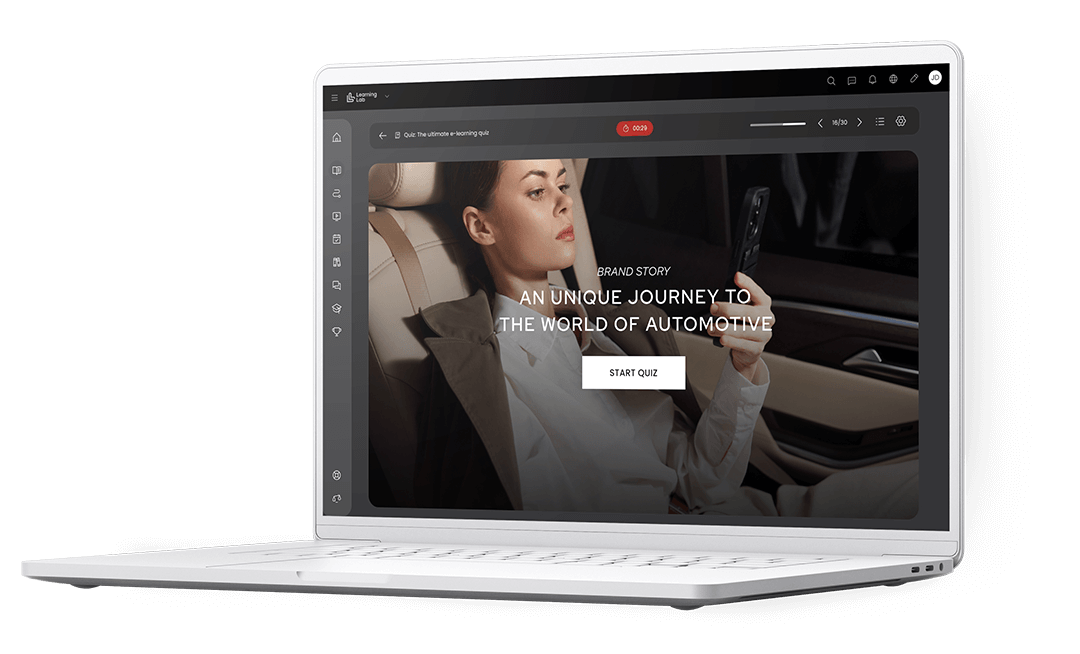 Apprentissage par vidéo pour l’Automotive Retail — LMS for Retail