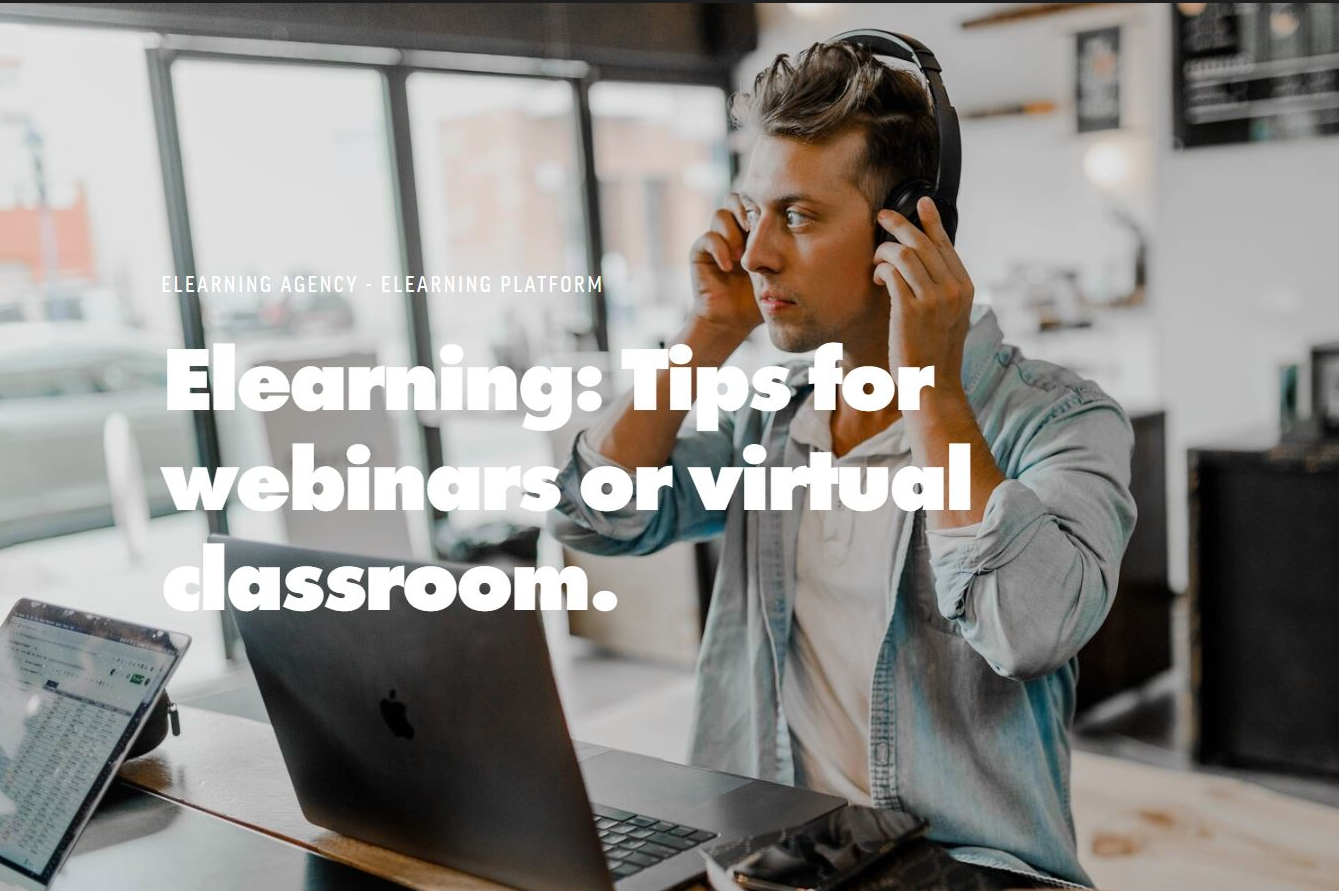 Elearning Platform, LMS: Tips for webinars or virtual classroom — LMS ...