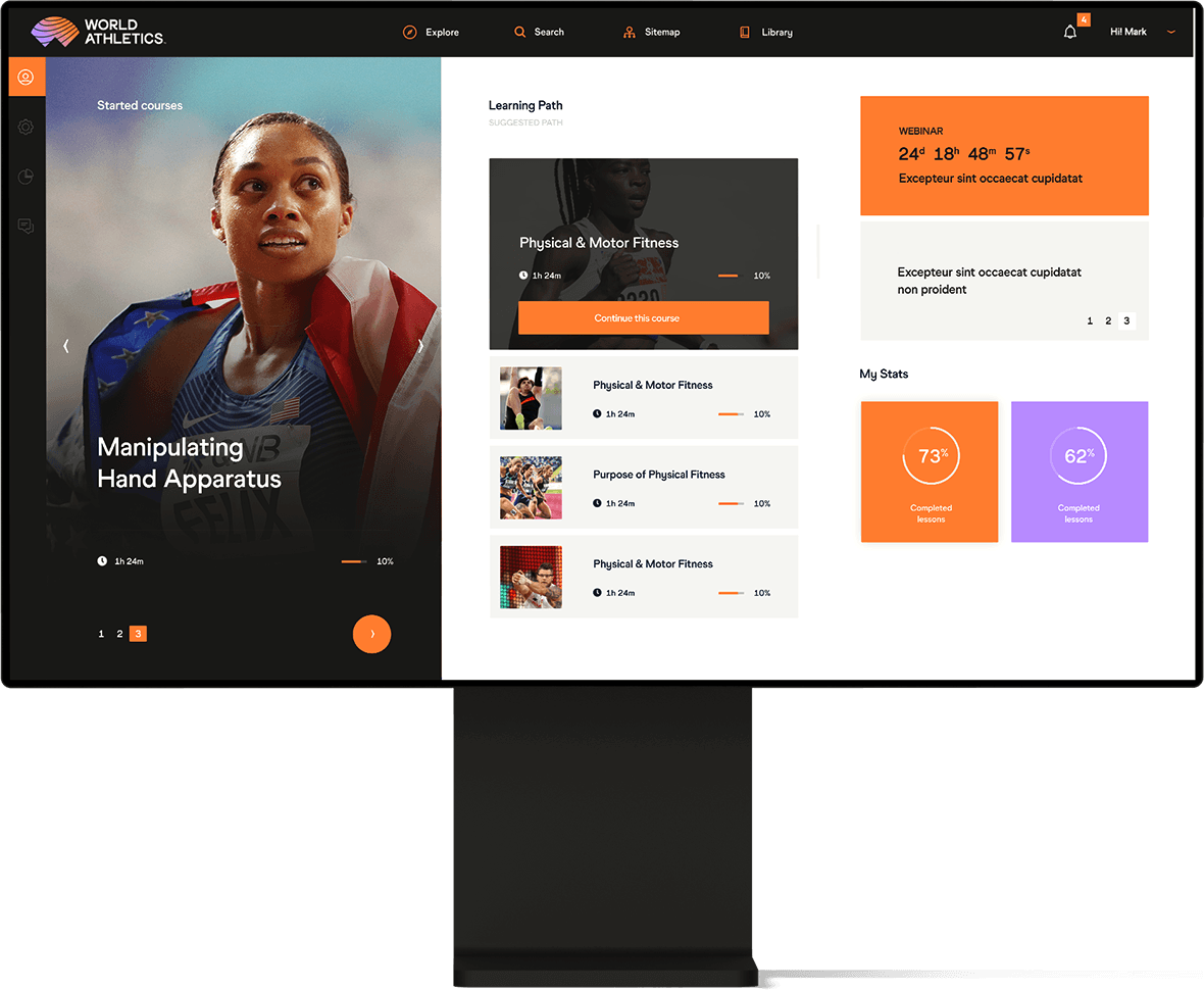 World Athletics eLearning Platform — LMS for Retail