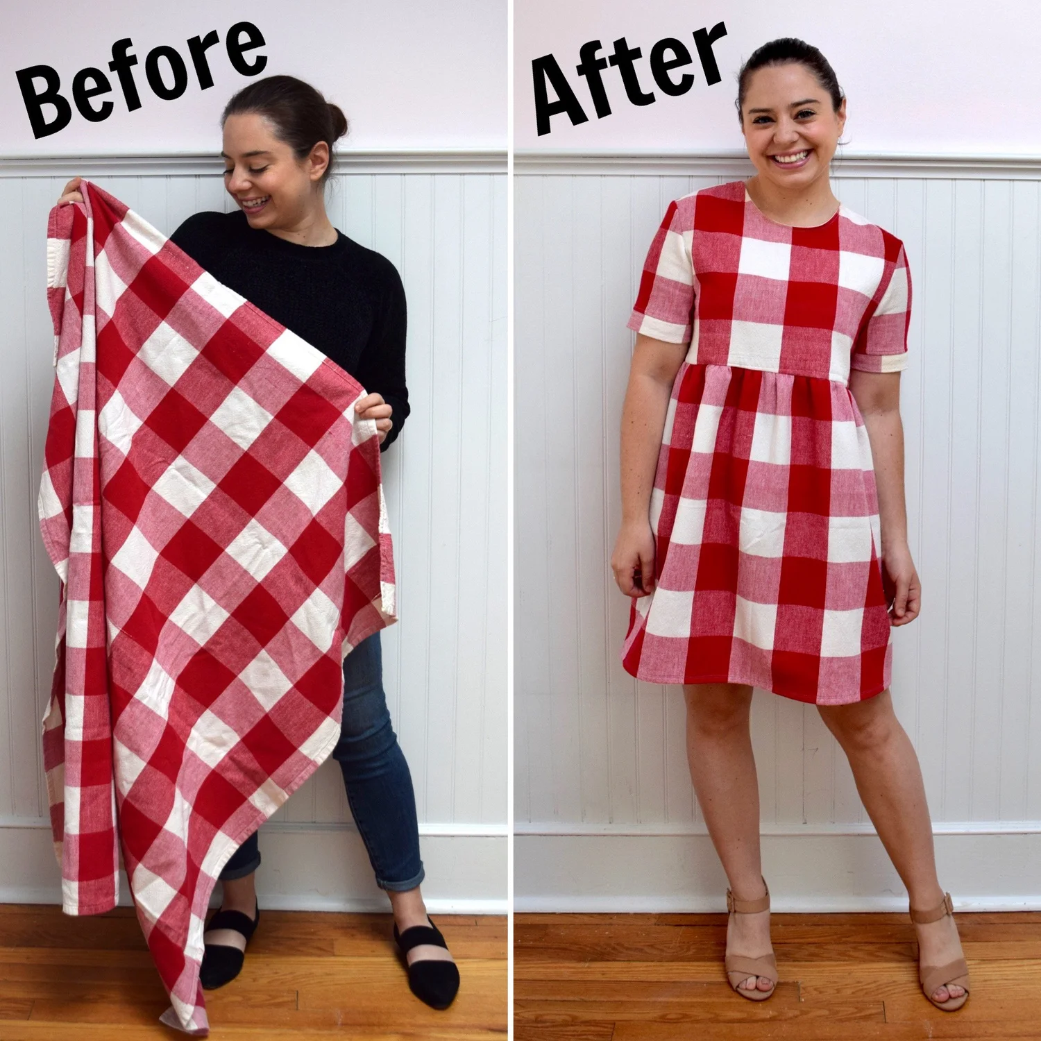 Refashion Friday Tablecloth to Dress Upcycle — Trish Stitched