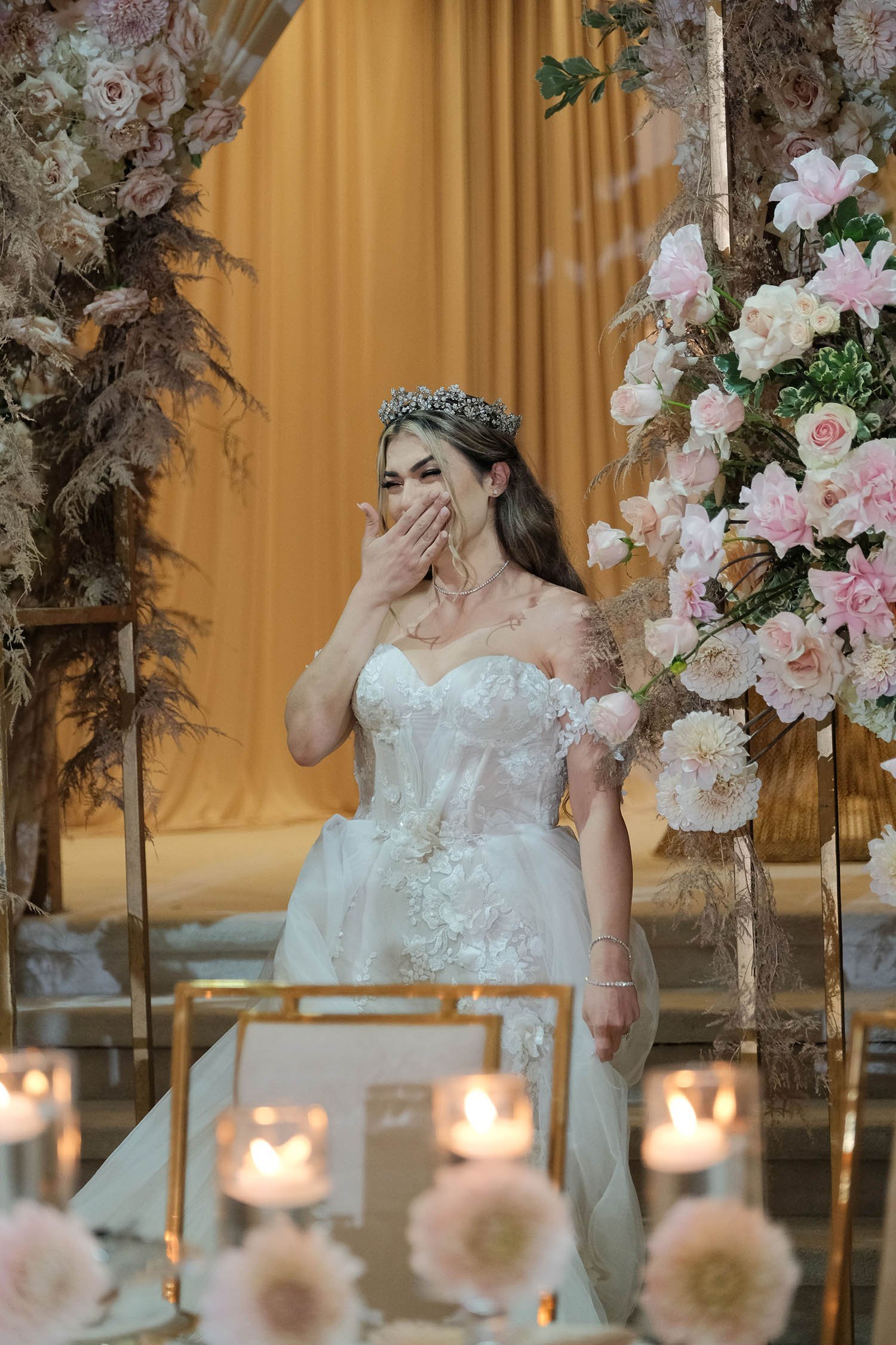 Reaction Photos: Creating a Wedding Reception Big Reveal | Eddie ...