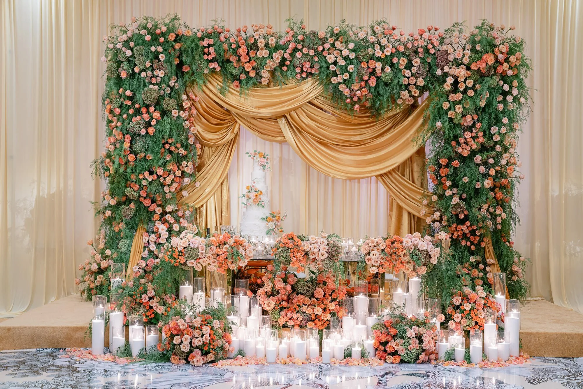 Event Design Tips: Making Colors Pop at an Orange, Peach & Apricot ...