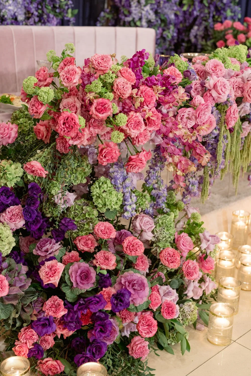 Engagement Party in a Vibrant, Colorful (Indoor) Flower Garden! | Eddie ...