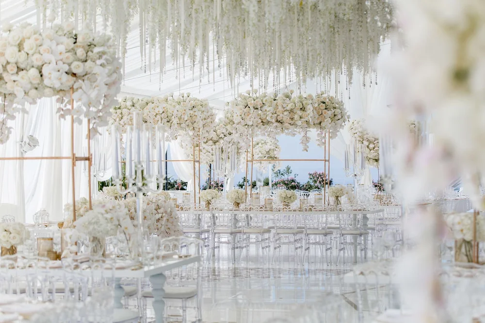 All White Wedding & Party Design: Color Palette Ideas & Inspiration ...