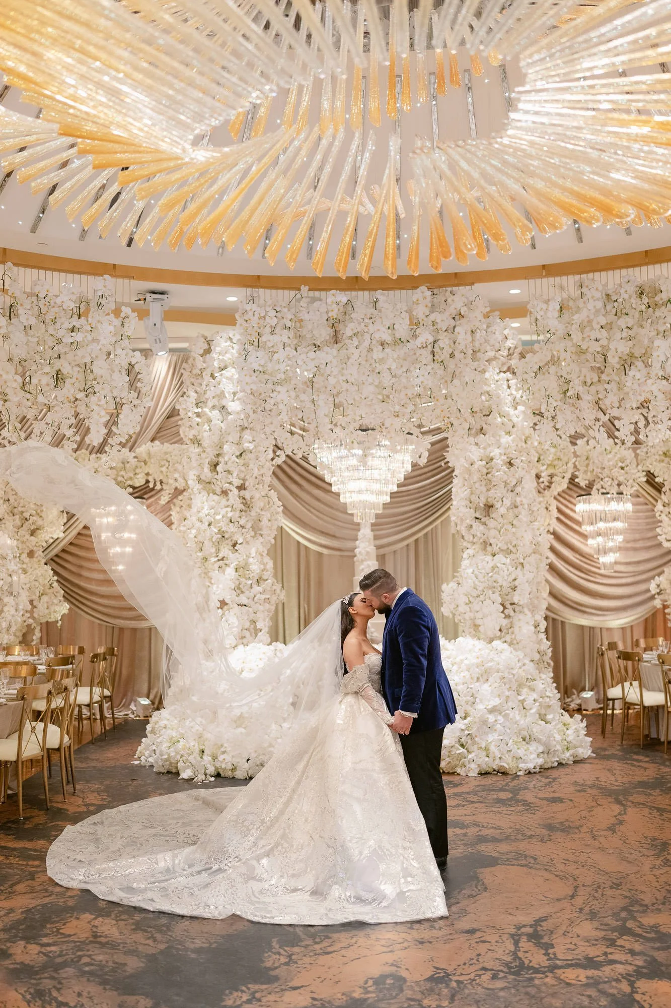 Luxe White Orchid Wedding at Republic, LA | Eddie Zaratsian Lifestyle ...