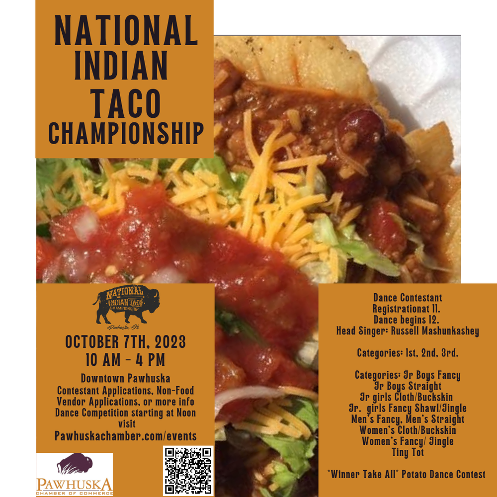 National Indian Taco Championship — Pawhuska Chamber of Commerce