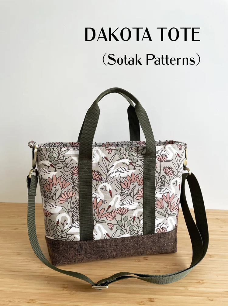 DAKOTA TOTE (new pdf pattern) — SOTAK HANDMADE