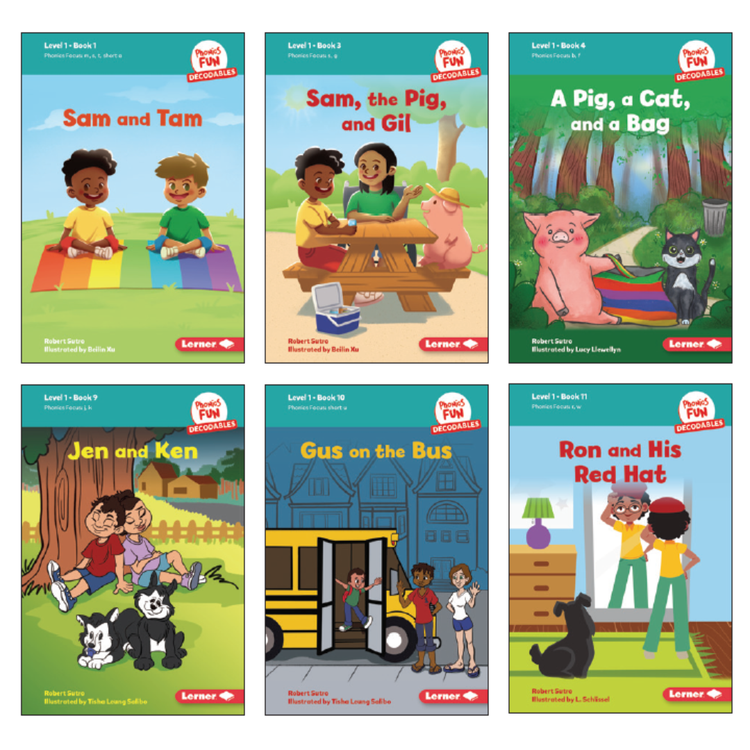 Decodable Books — Lerner Knows Literacy