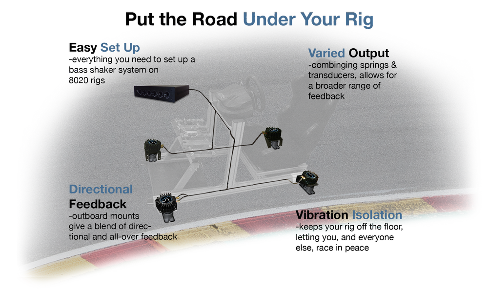 4 Corner Shaker Kit: 300W