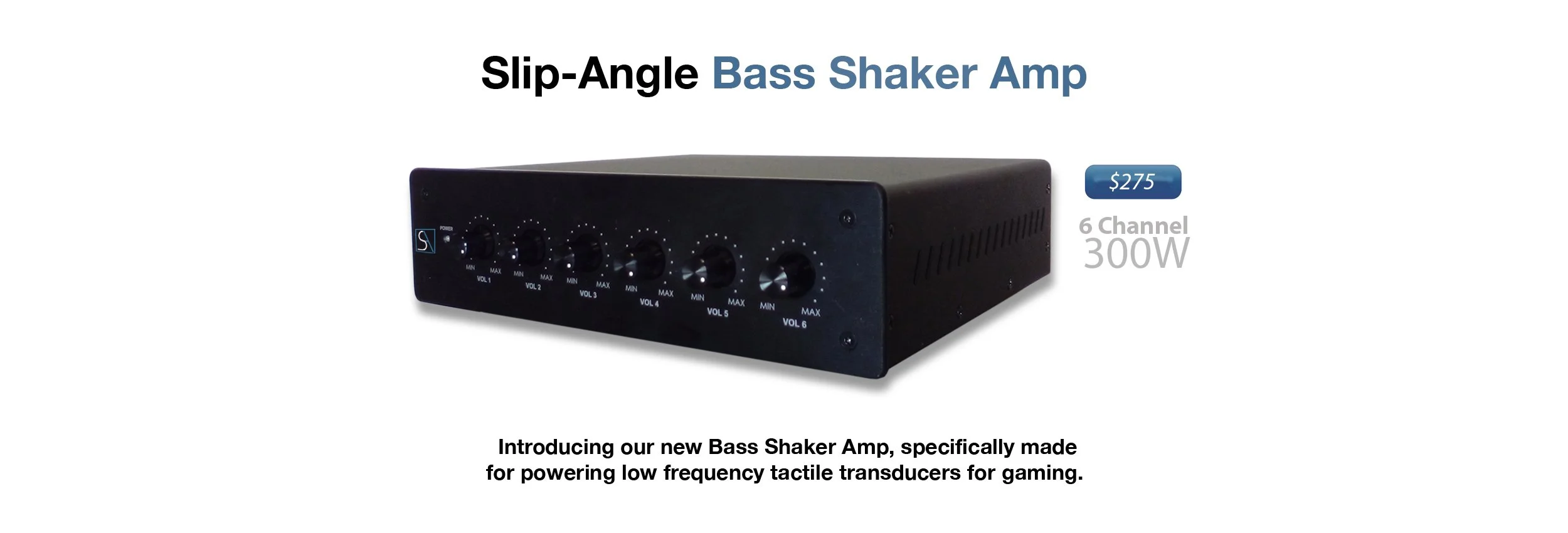 6 Channel Bass Shaker Amp