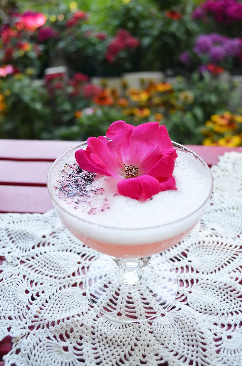 Petal Pink Gin Fizz with Prairie Organic — Drinking with Chickens ...