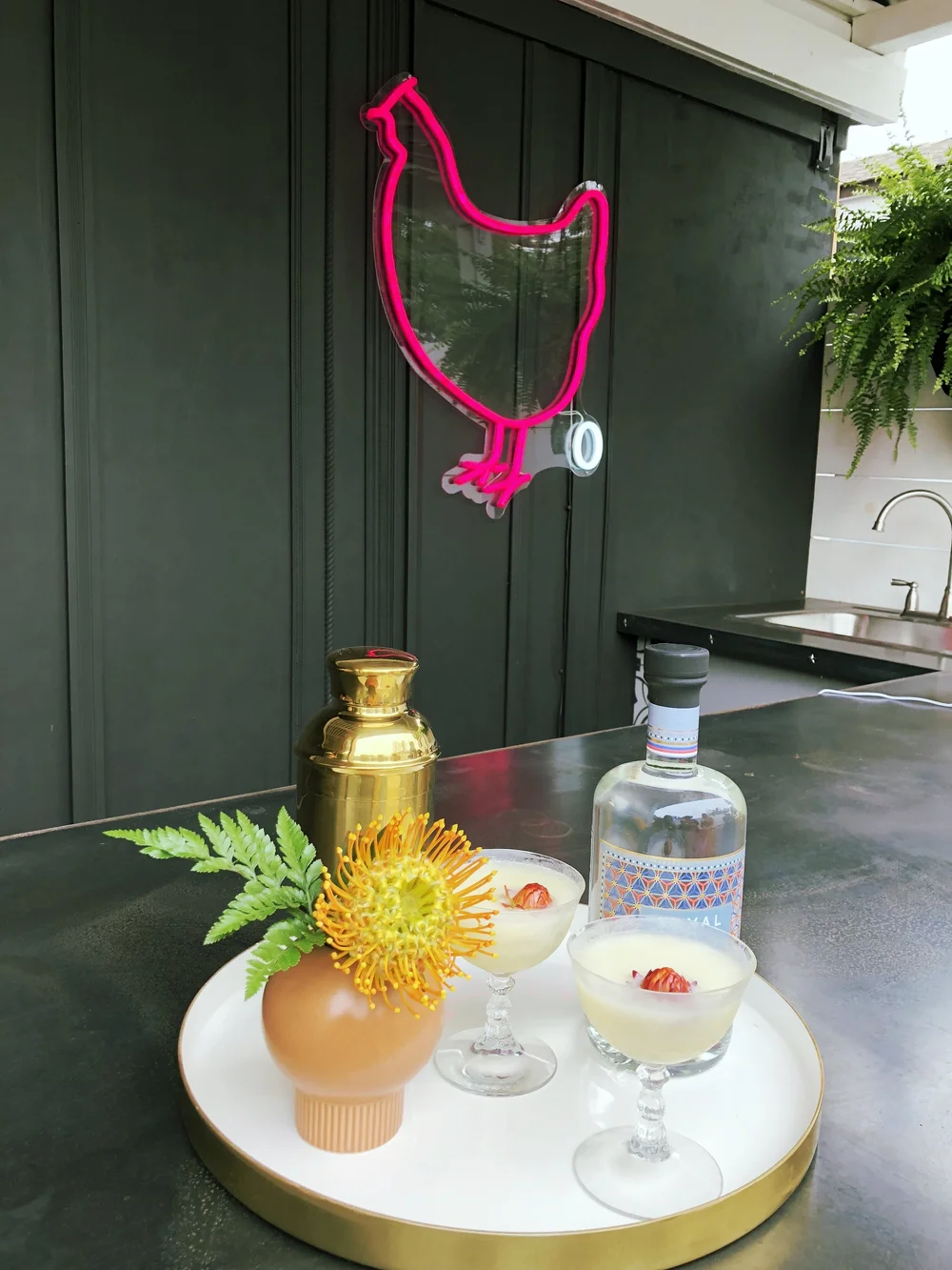 A Boozy Garden Tea Party — Drinking with Chickens- craft cocktail recipes