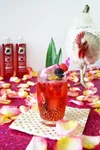 Sparkling Raspberry-Rose Rum Smash — Drinking with Chickens- craft ...