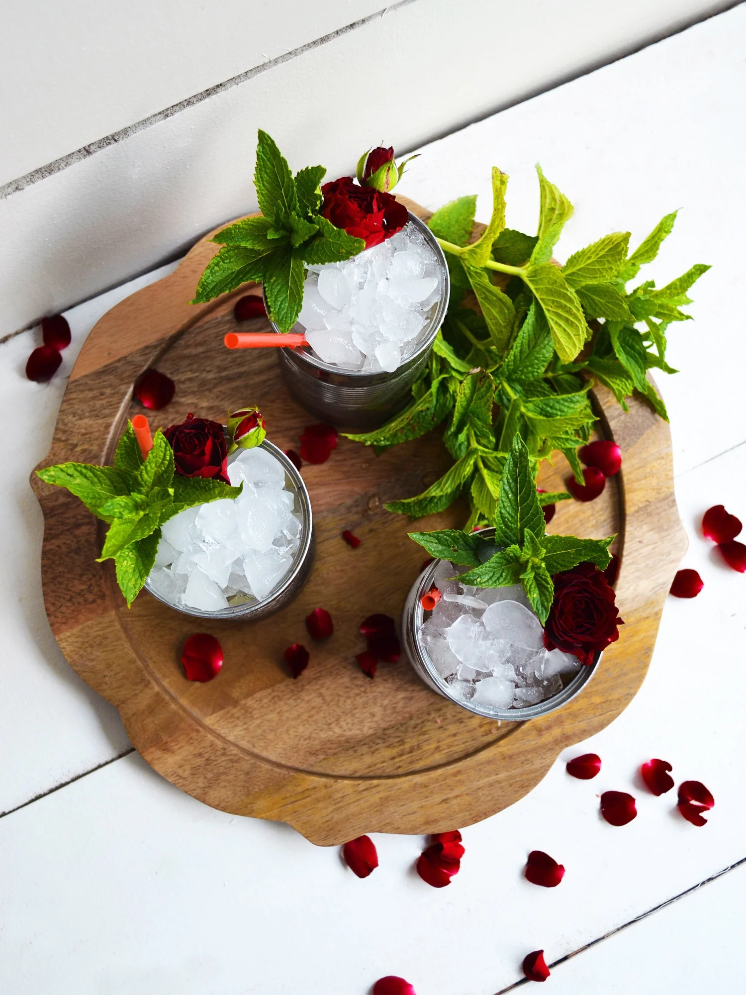 Mint Rose Petal Julep — Drinking with Chickens- craft cocktail recipes