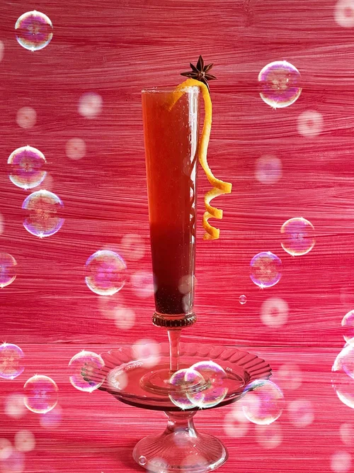 Sparkling Mulled Spice Punch — Drinking with Chickens- craft cocktail ...
