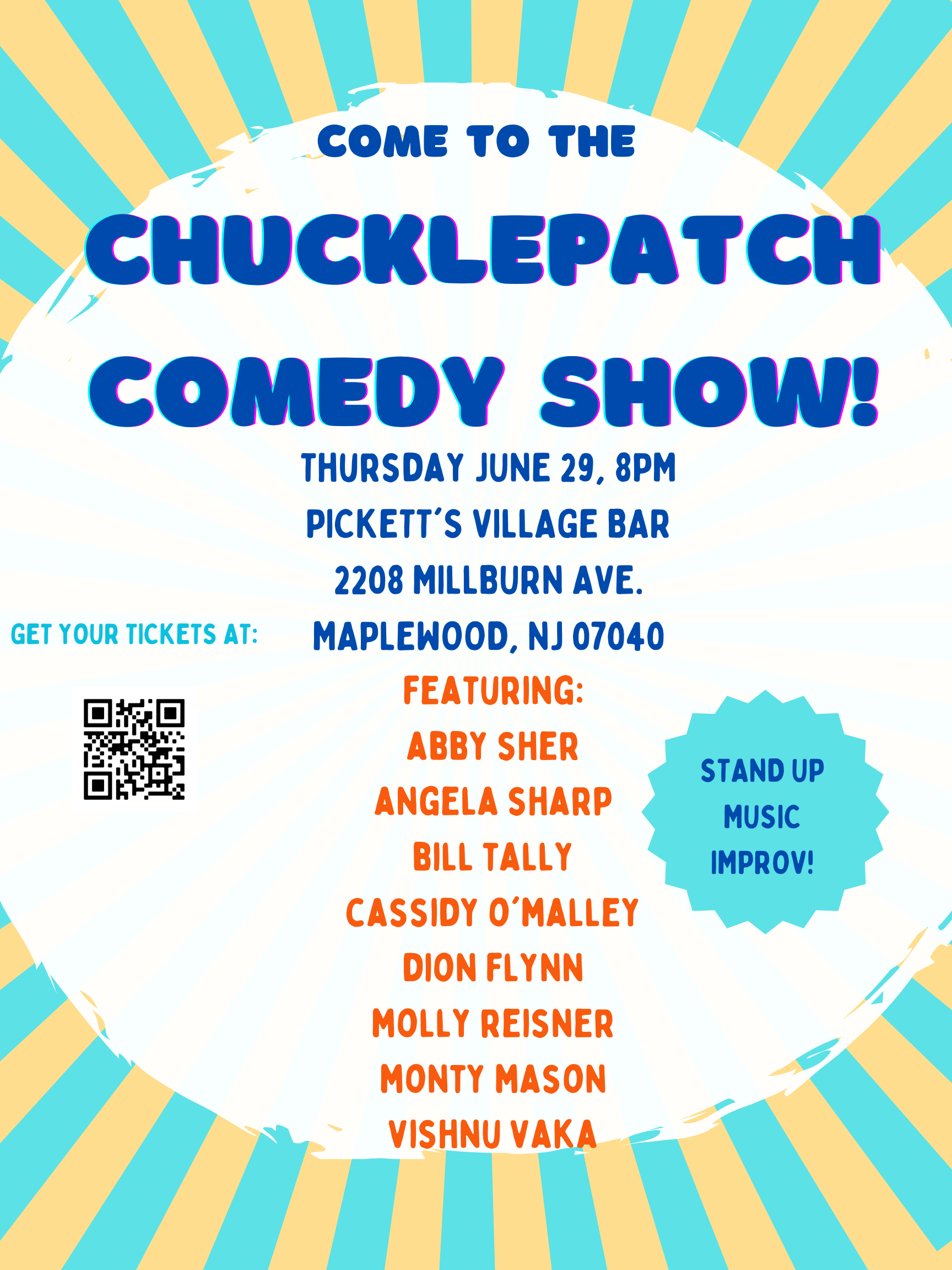 Chuckle Patch Comedy Show at Pickett's — SOMAPSO: Life in Maplewood and ...
