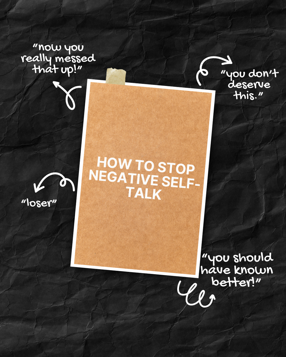 How To Stop Negative Self-Talk — Alejandra Machado, LPC