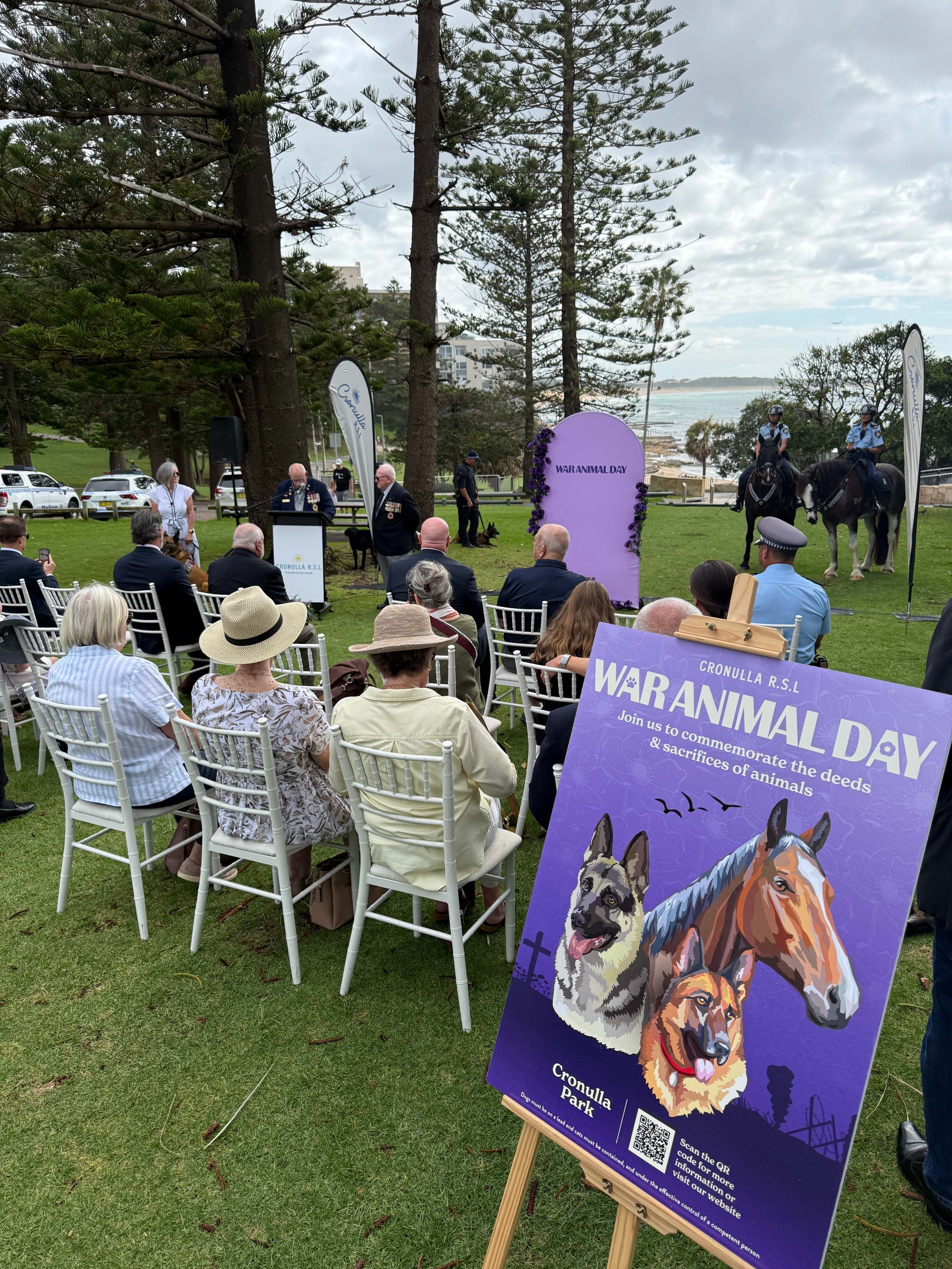 Honouring War Animals: Cronulla RSL’s 2025 War Animal Day Ceremony ...