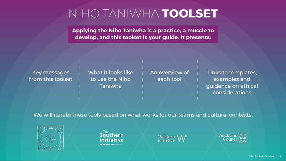 Niho Taniwha — The Southern Initiative