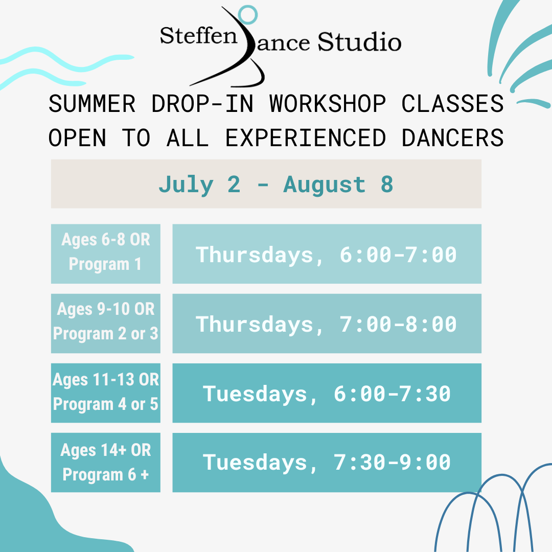 Summer Drop-In Classes — Steffen Dance