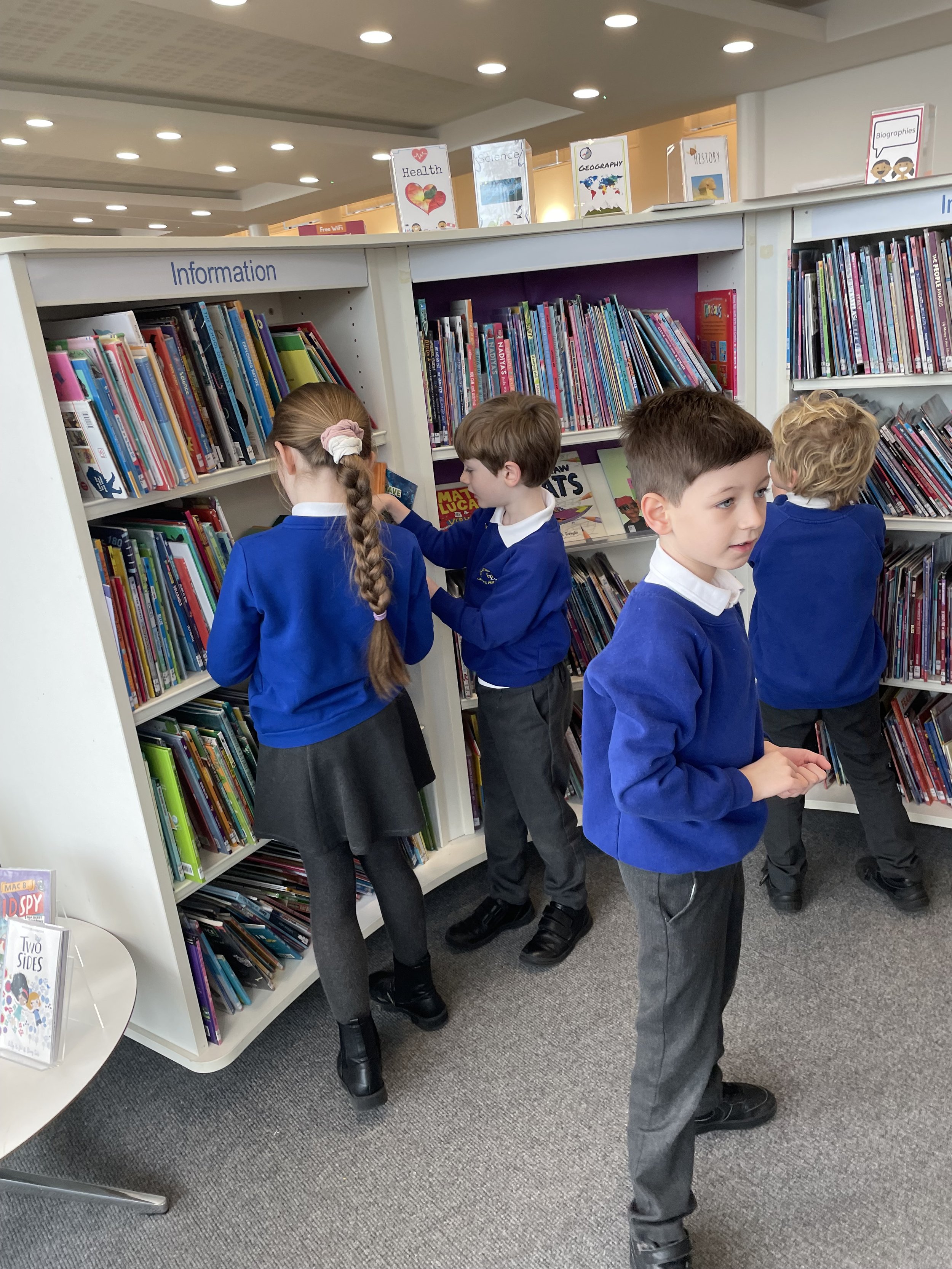 Year 2 Library Trip — Our Lady and St. Joseph