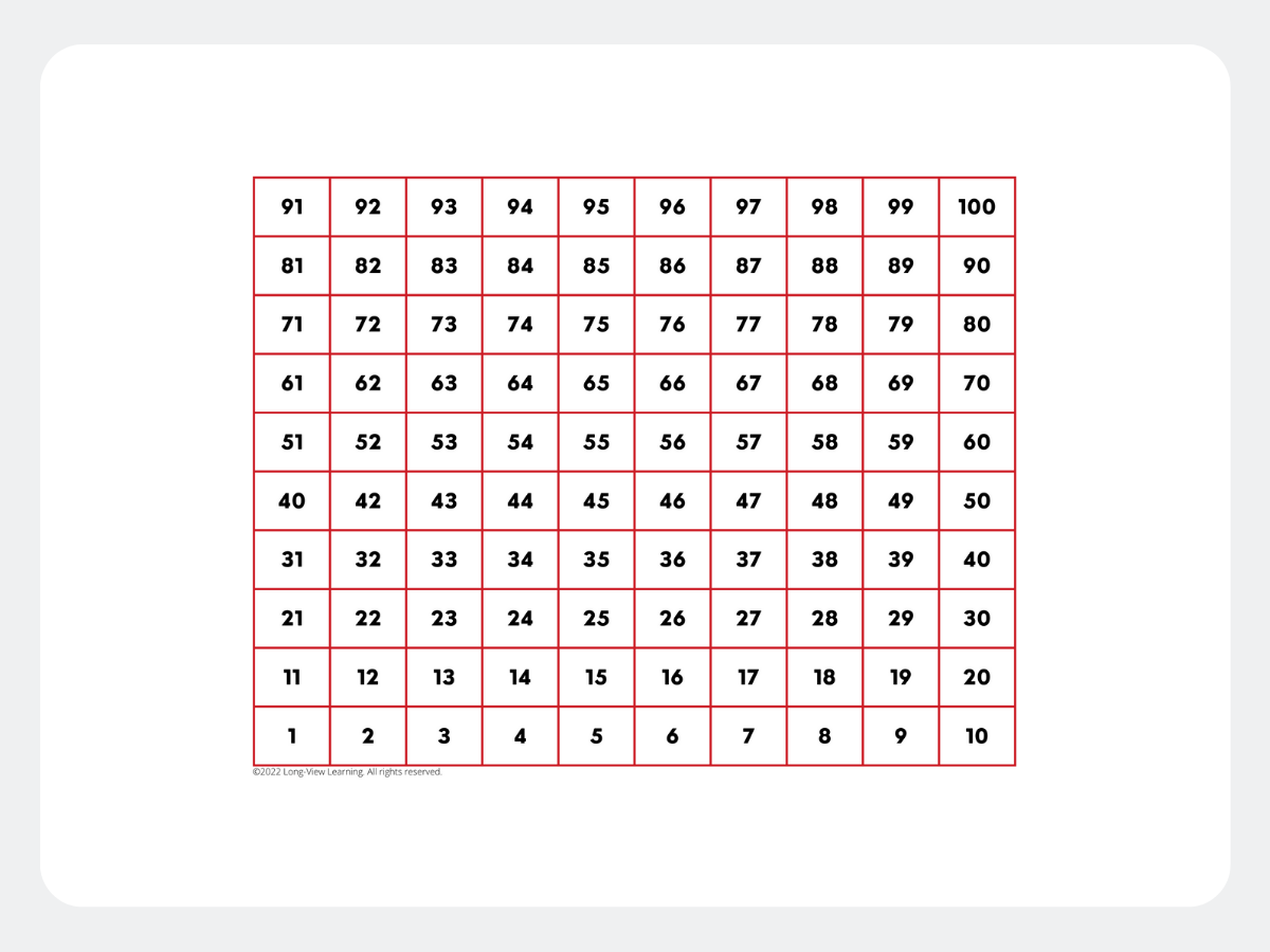 100 Bead Rekenrek Cards — Learning for the Long-View