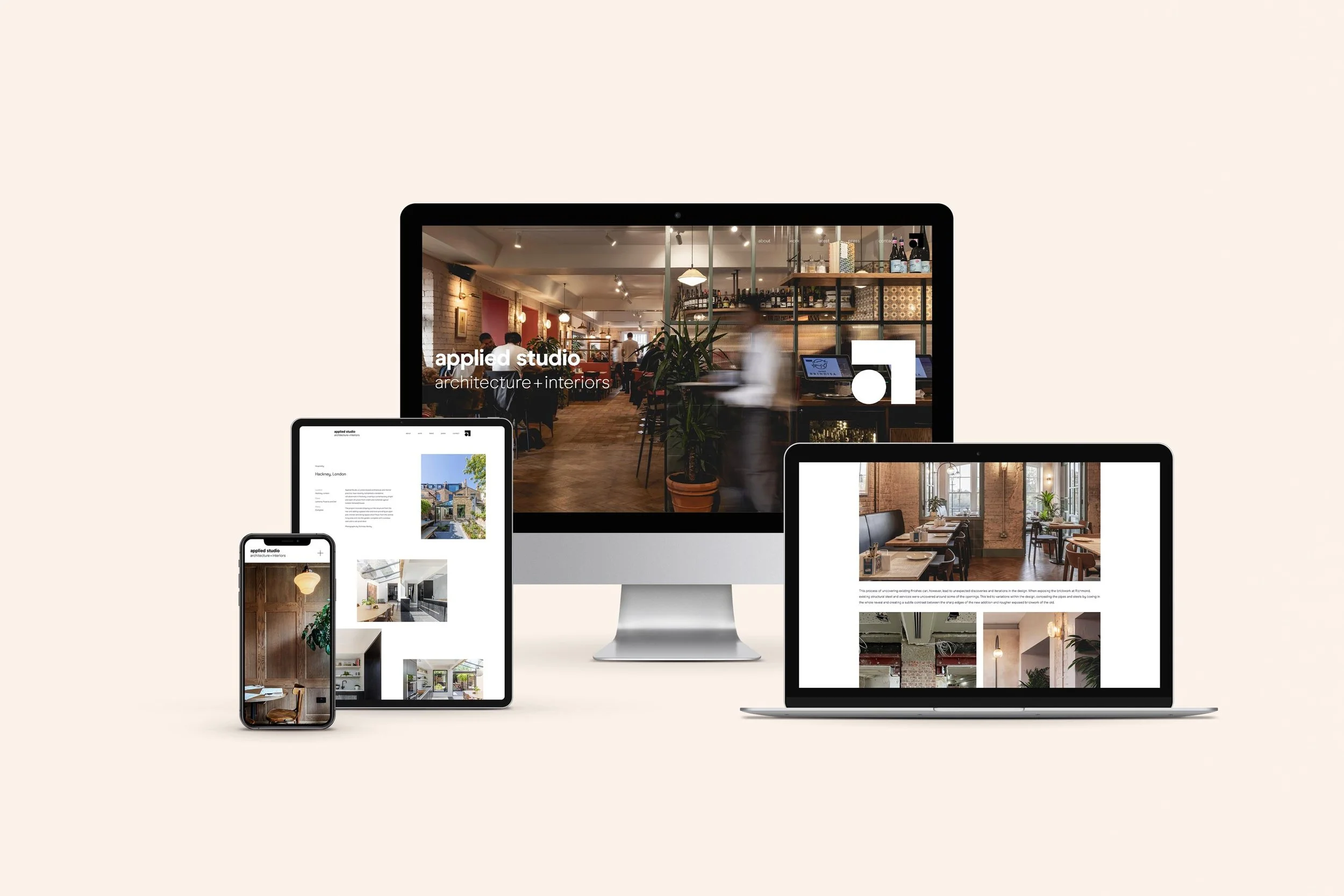 The Squarespace Showcase: Applied Studio — Studio 77 London | Boutique Website + Branding Design ...