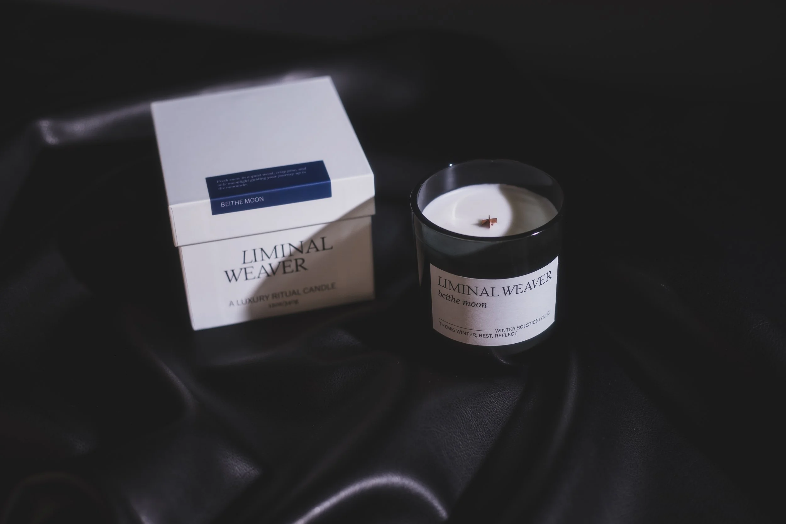 Luxury Ritual Candle Line — Liminal Weaver