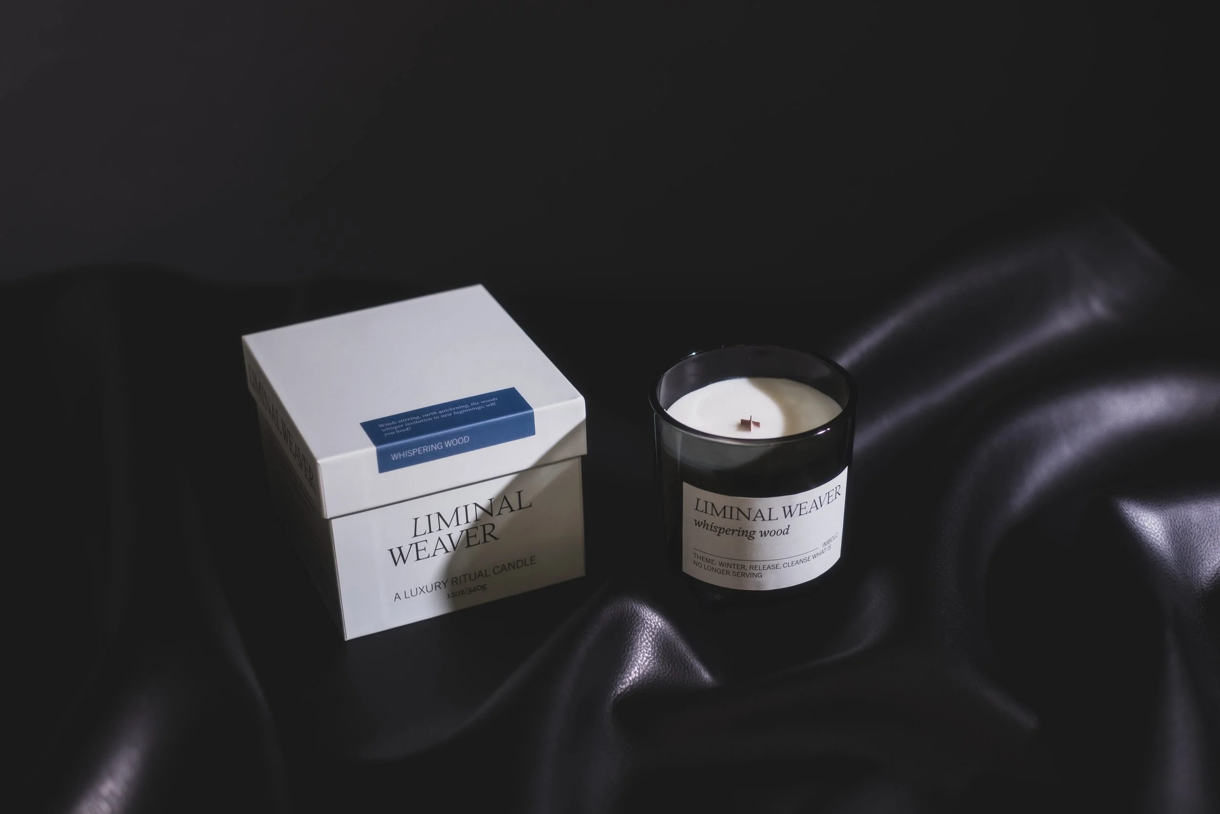 Luxury Ritual Candle Line — Liminal Weaver