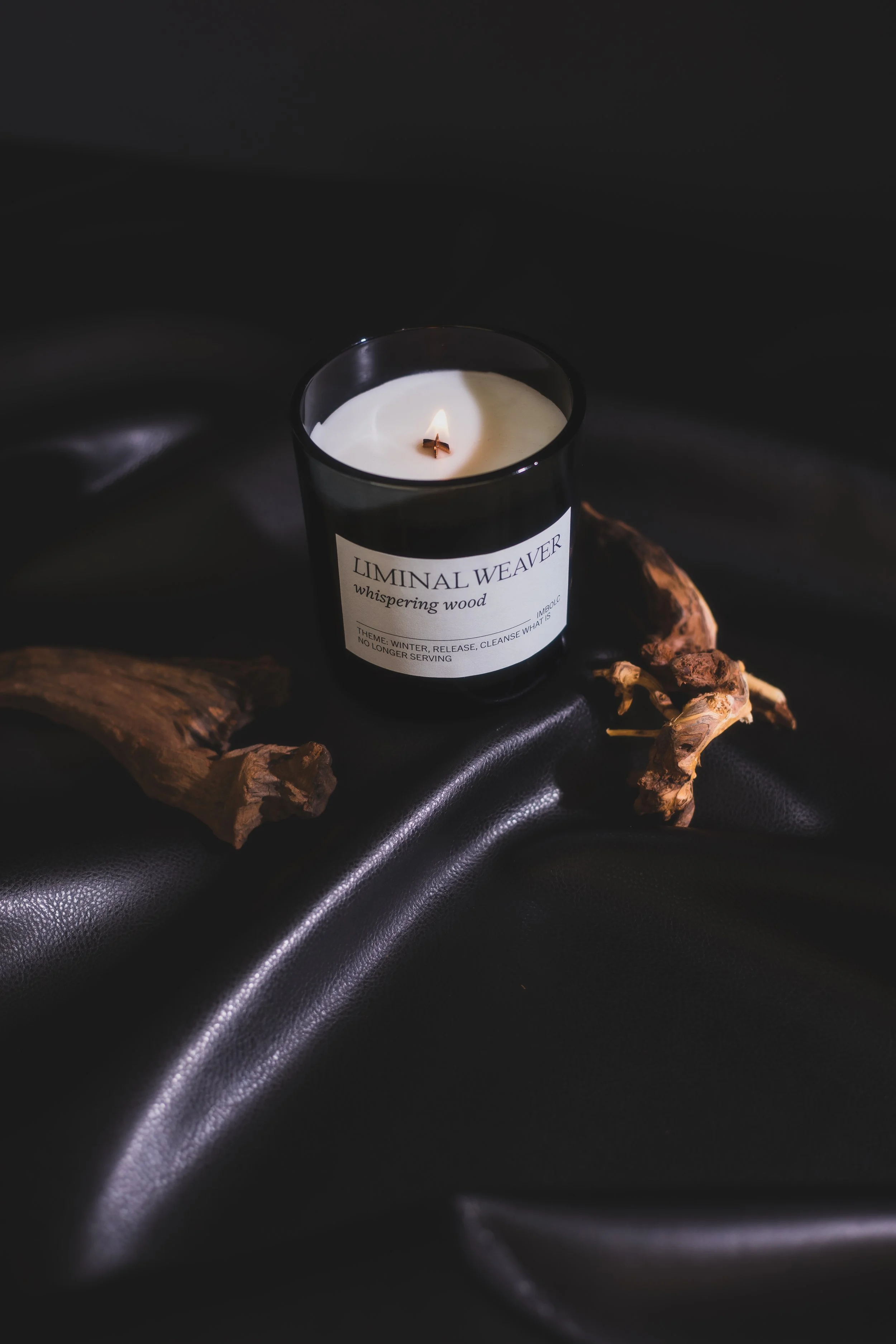 Luxury Ritual Candle Line — Liminal Weaver