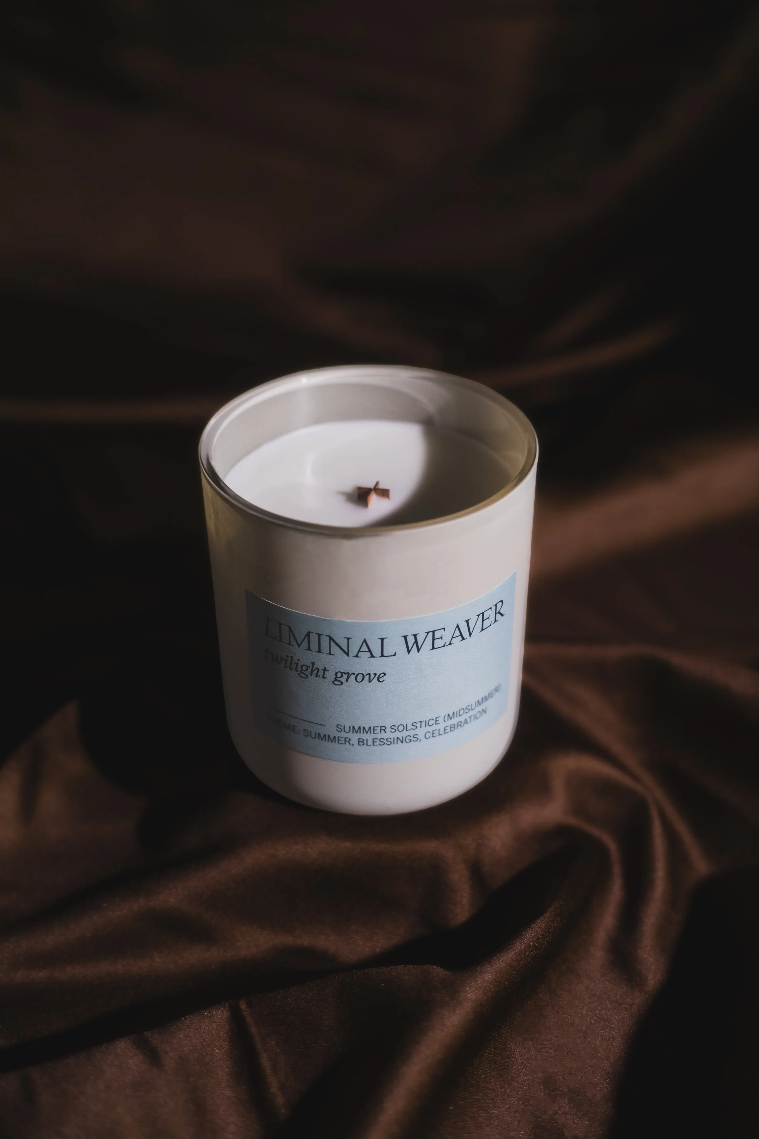 Luxury Ritual Candle Line — Liminal Weaver